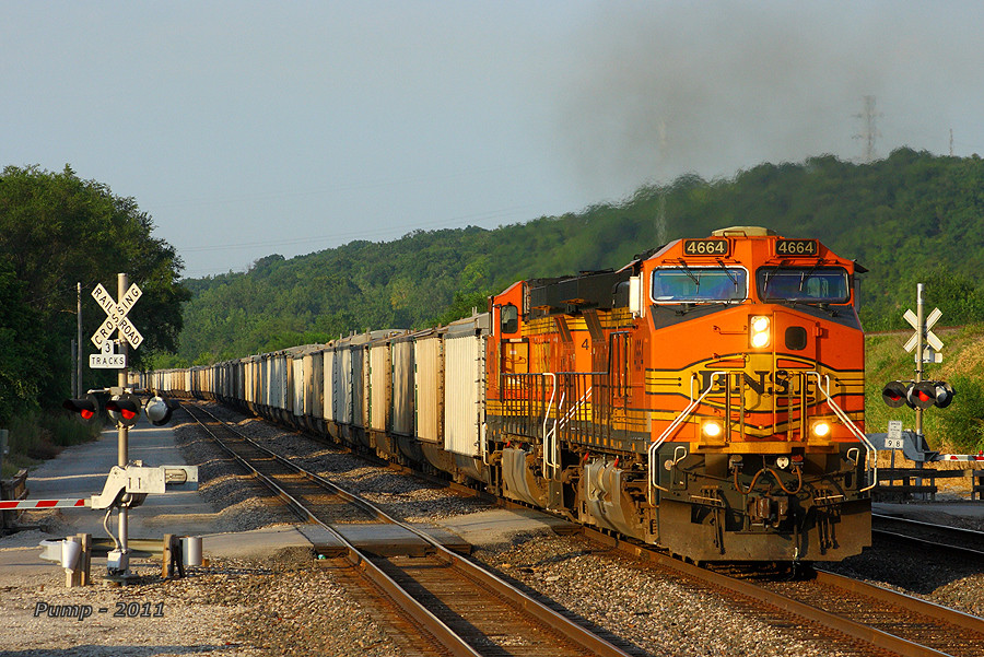 Westbound BNSF Loaded Grain Train